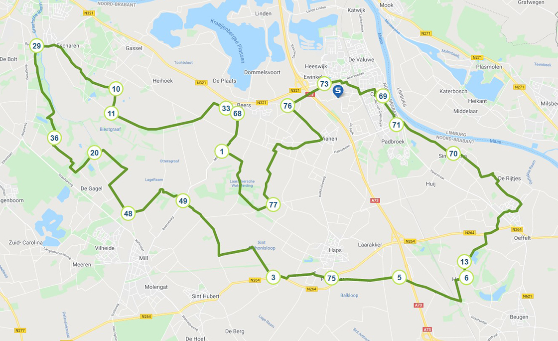Fietsroute: Het land van Cuijk | PlusOnline
