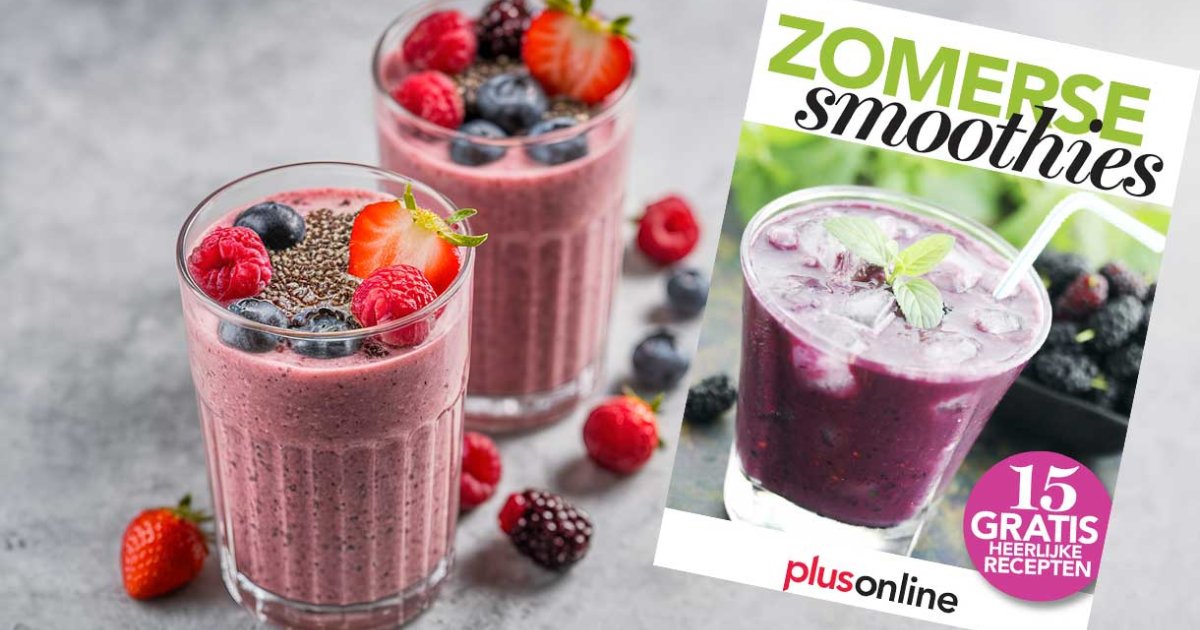 Gratis receptenboekje: 15 zomerse smoothies | PlusOnline