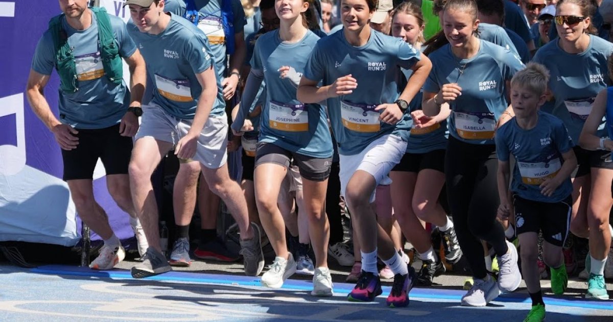 Deense prinses Josephine voltooit halve marathon | PlusOnline